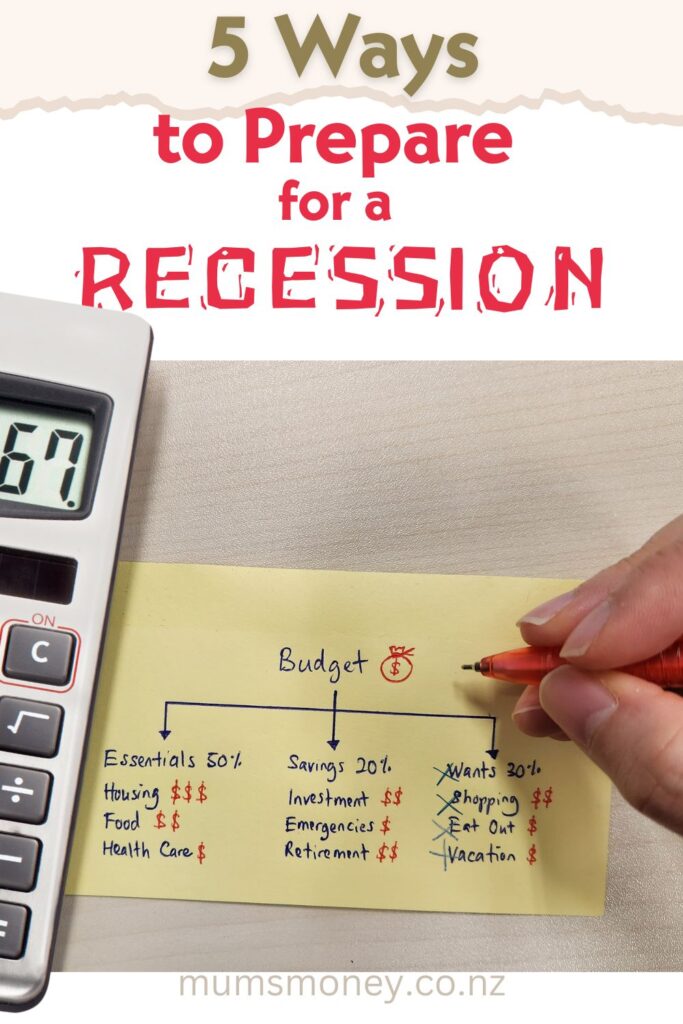 5 Things You Can Do Right Now To Prepare For A Recession