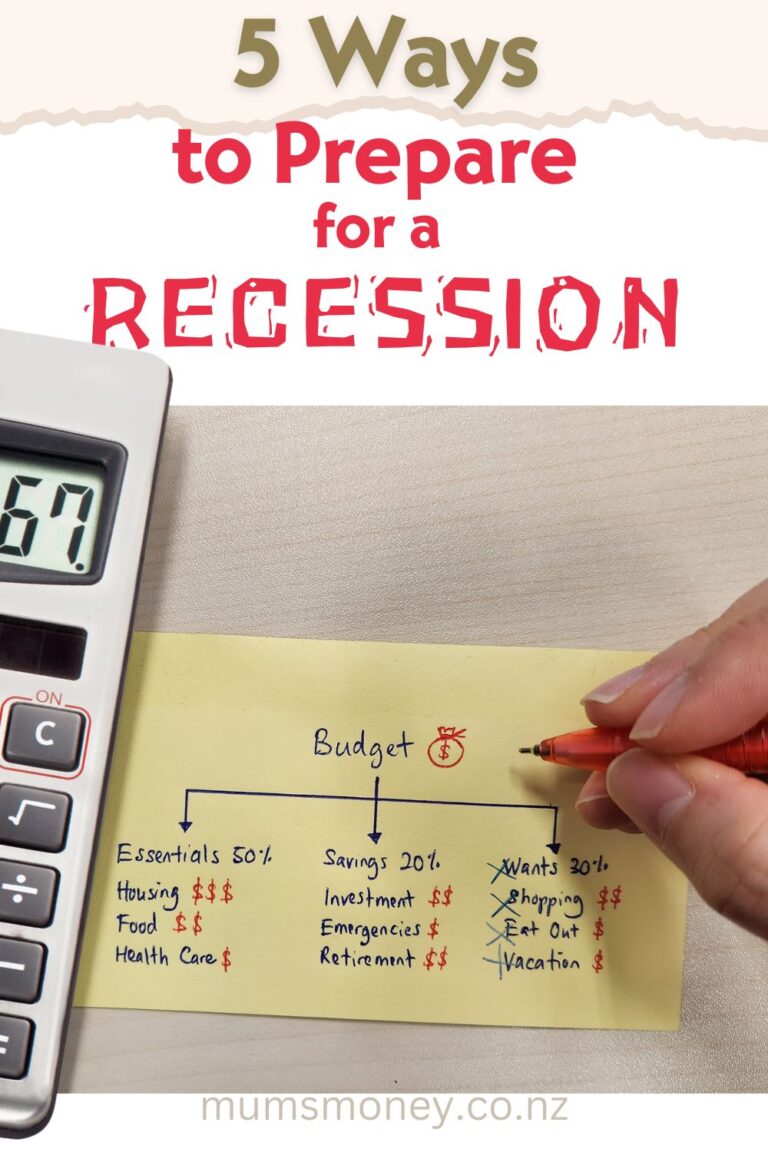 5 Things You Can Do Right Now To Prepare For A Recession